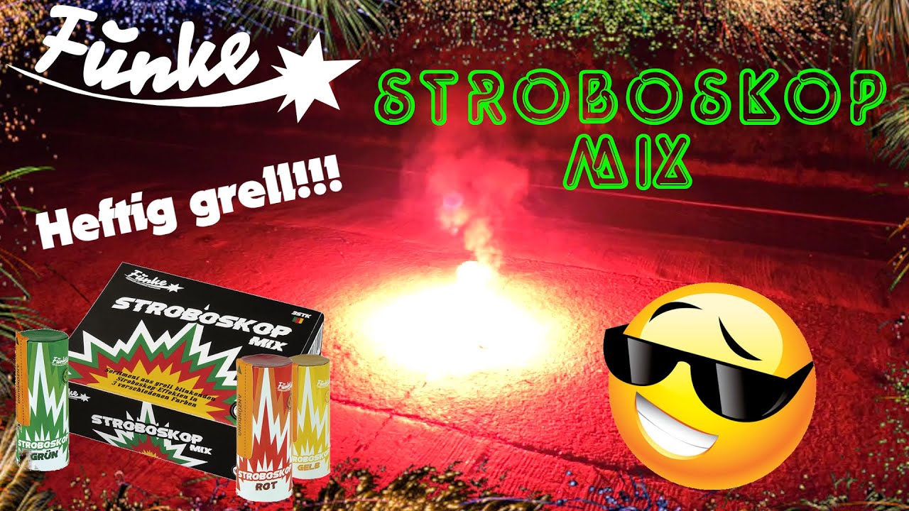 FUNKE Stroboskop-Mix - Ihr werdet geblendet sein! #pyro #funke #strobo #blitz #fontäne #flash ...