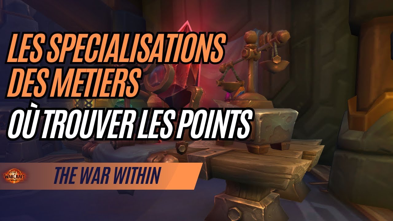 TWW - OU TROUVER LES POINTS DE SPE POUR LES METIERS - YouTube