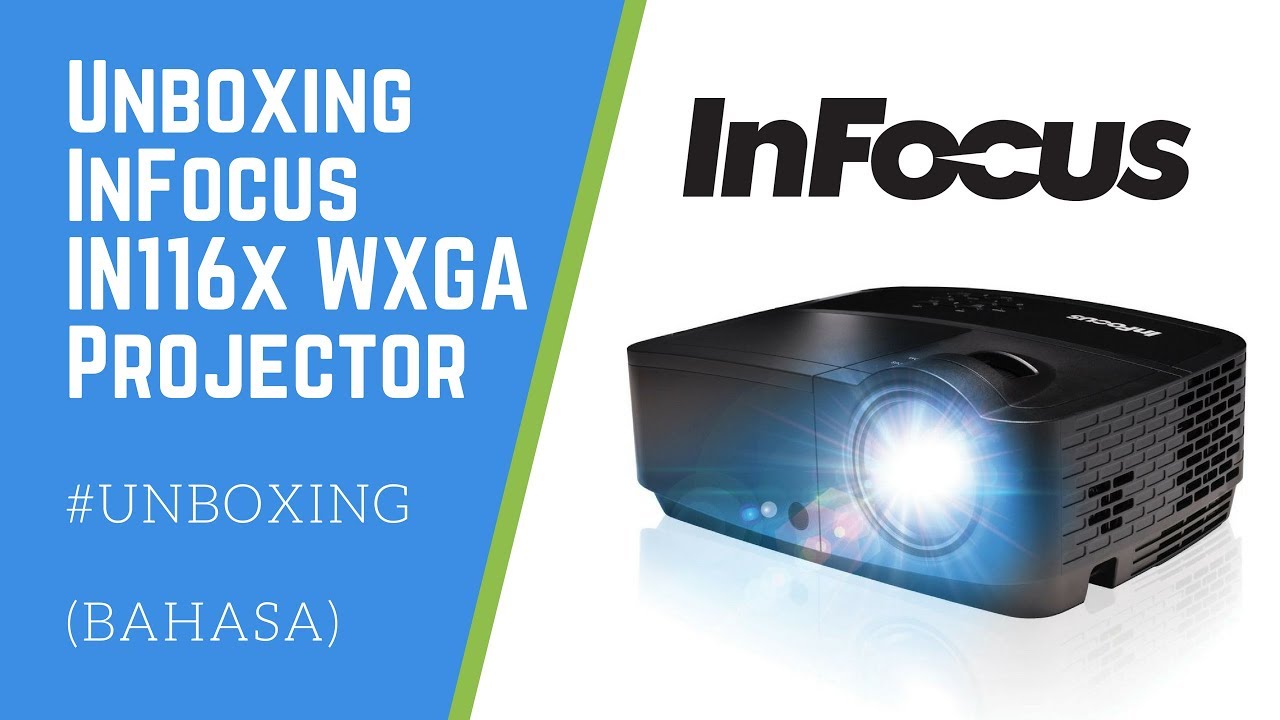 Unboxing InFocus IN116x WXGA Projector - YouTube