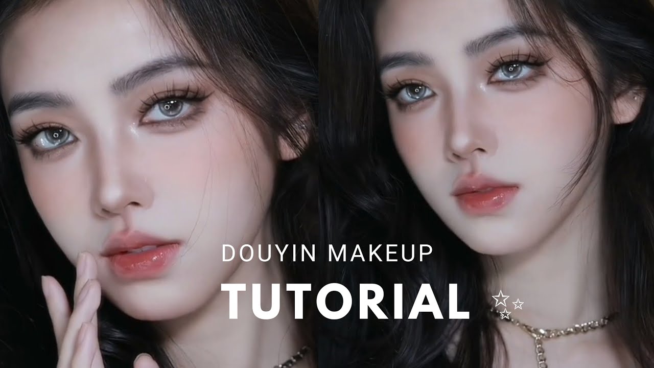 Douyin Girl Makeup Tutorial |Lilac| by Doki 蟹蟹. - YouTube