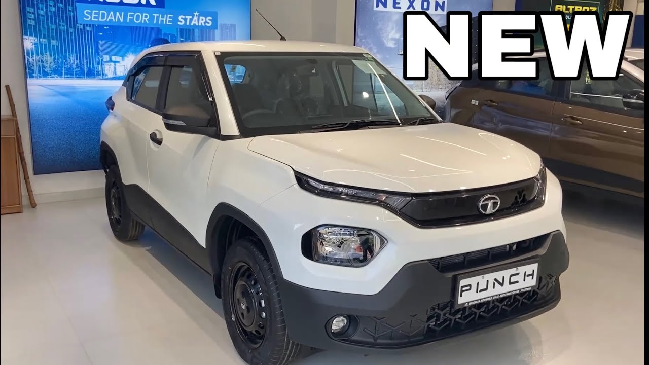 NEW TATA PUNCH PURE BASE MODEL || PUNCH PURE NEW MODEL WHITE COLOUR ...