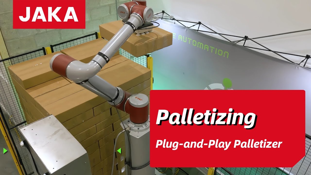 Plug-and-Play Palletizer for Easy and Efficient Use - YouTube