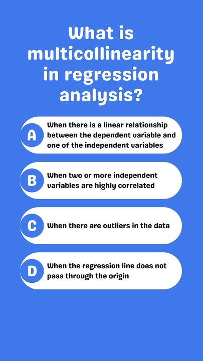 What is multicollinearity in regression analysis? - YouTube