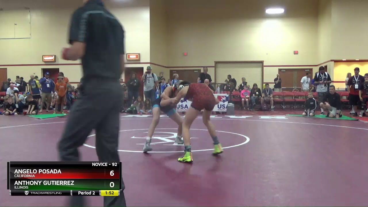 Novice 92 Angelo Posada California Vs Anthony Gutierrez Illinois - YouTube