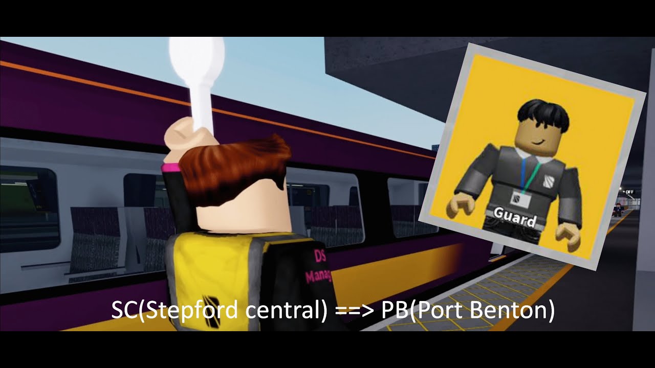 A day as a guard in SCR roblox (guarding a train from SC to PB) - YouTube