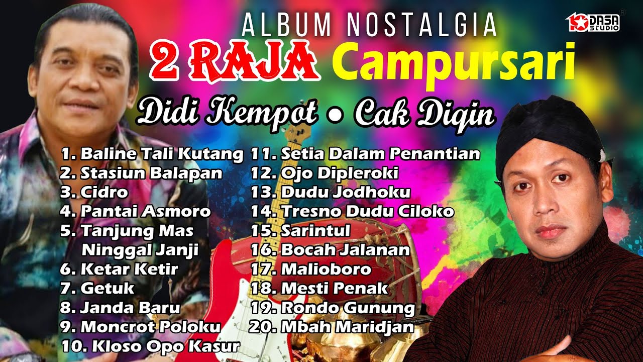 Album Nostalgia 2 Raja campursari = Didi Kempot / Cak Diqin - YouTube
