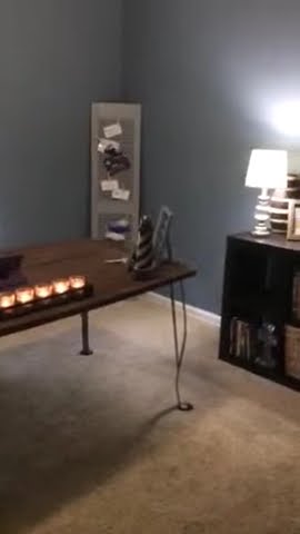 My little temp home office(: - YouTube