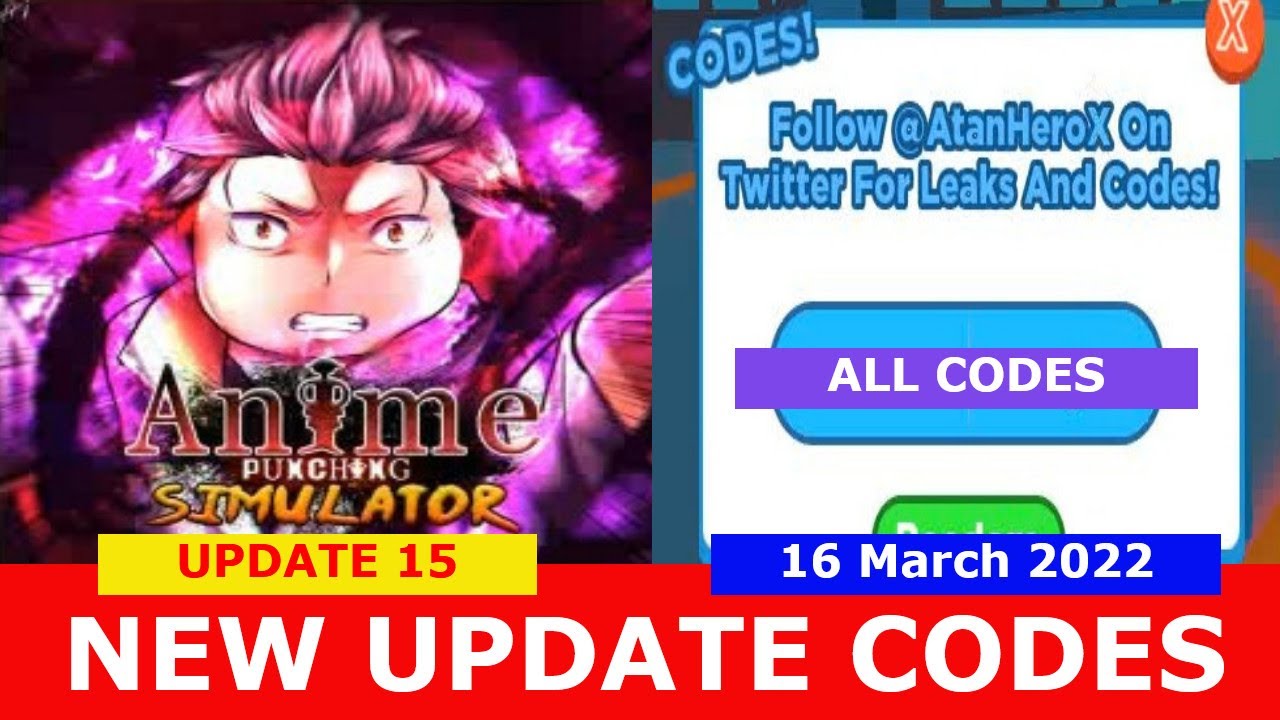 NEW UPDATE CODES [UPDATE 15] ALL CODES! Anime Punching Simulator ROBLOX ...