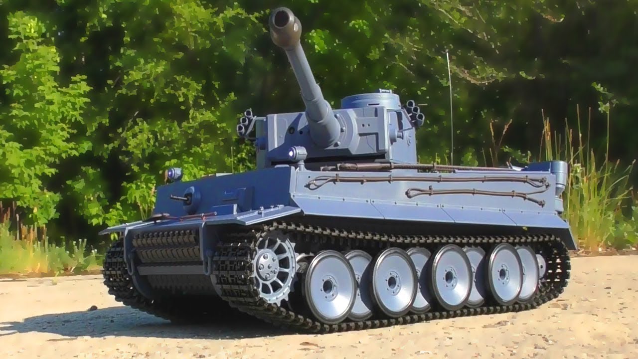 RC Tank Taigen Tiger 1 video 1 - YouTube