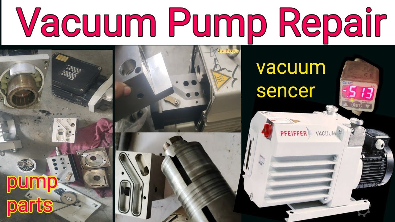 how to vacuum pump Repair| vacuum pump jam not working & not air suck ...