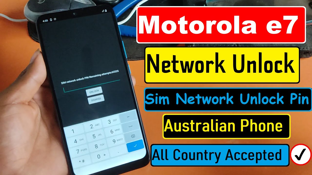Motorola E7 Unlock Code. Motorola Moto E7 Power Austrilia Network ...