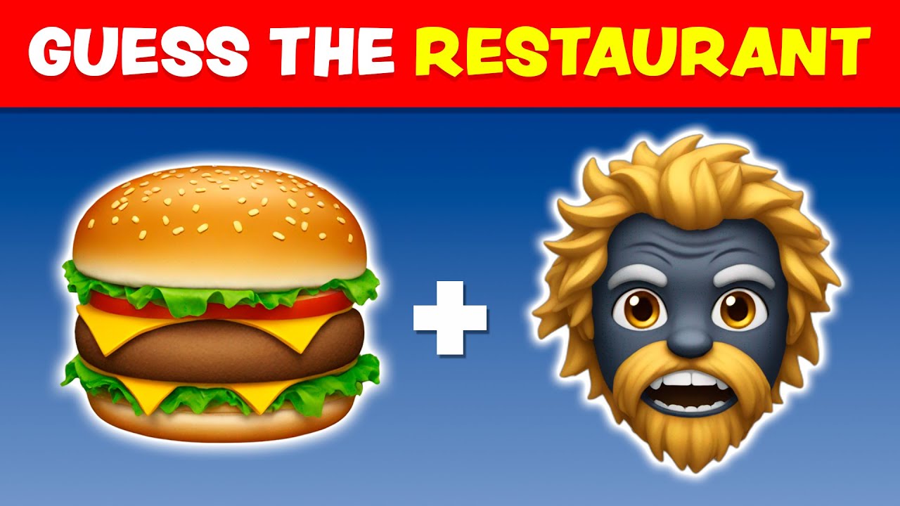 Guess The Fast Food Restaurant by Emoji? Difficulty: Hard 🍕 Fast Food ...