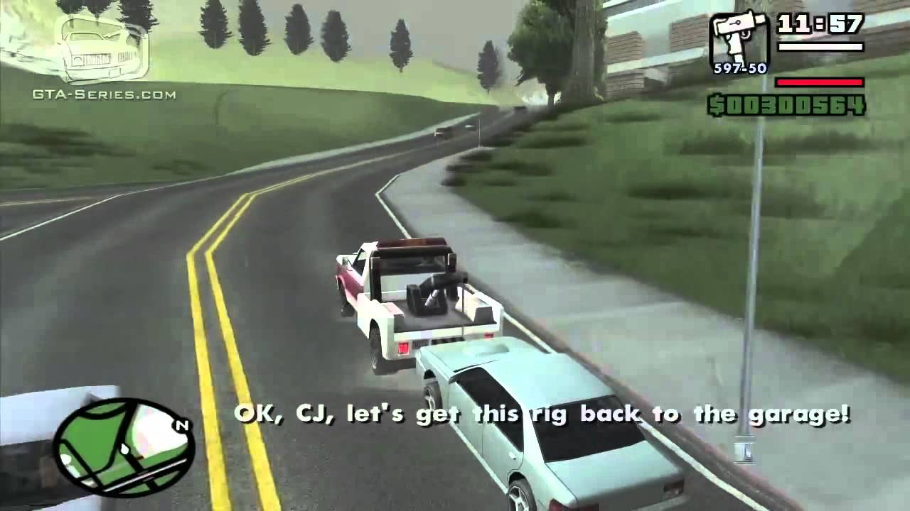 GTA San Andreas Walkthrough Beta Mission #4 Roadside Assistance - YouTube
