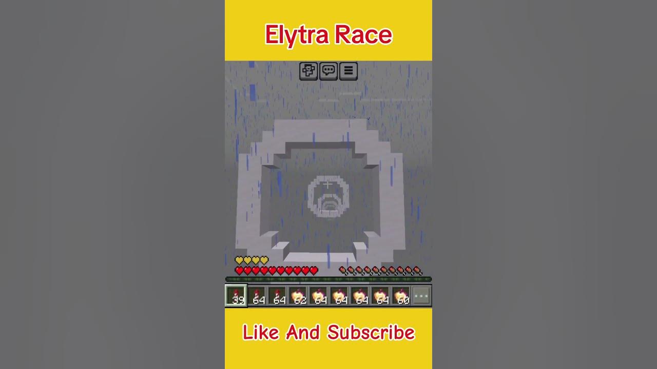 Elytra Race I Minecraft 🚀🎮🚀🚀🚀 | #shorts #minecraft - YouTube