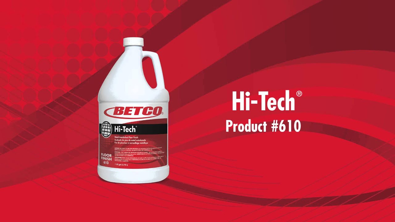 Betco - Hi-Tech - Floor Finish - YouTube