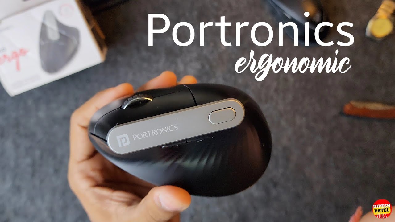 Portronics Ergo Mouse | Unboxing Video | Dipesh Patel Vlogs - YouTube
