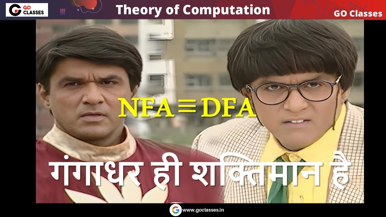 DFA, NFA Explained using Meme | GO Classes - YouTube