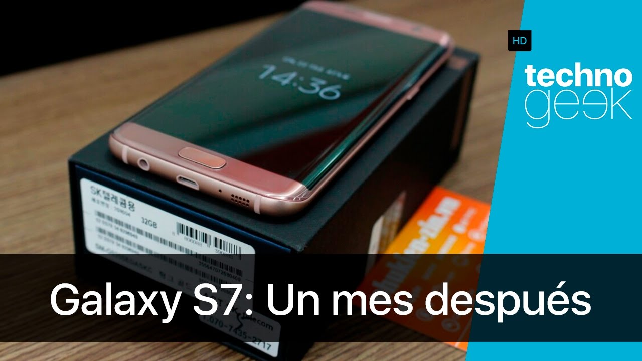 Opinión después de un mes con el Samsung Galaxy S7 Edge Rose Gold - YouTube