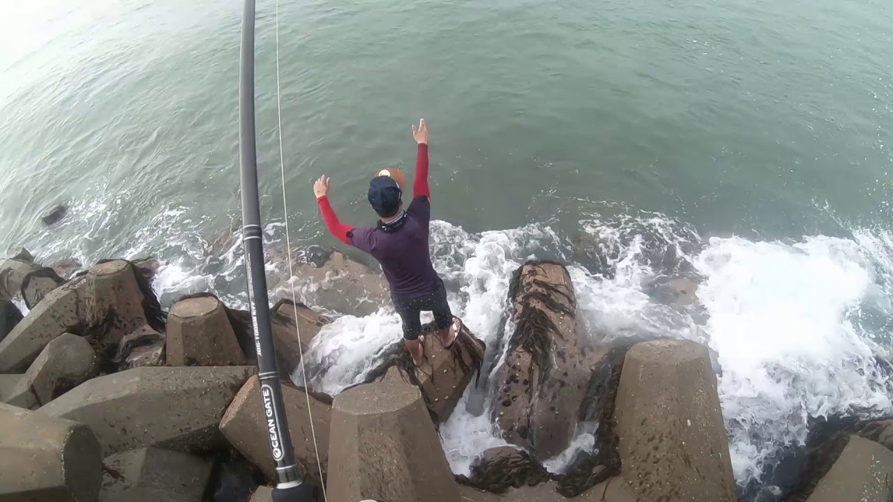 Permit Fish on Hayabusa Shot - Fishing Experience in Oman - YouTube