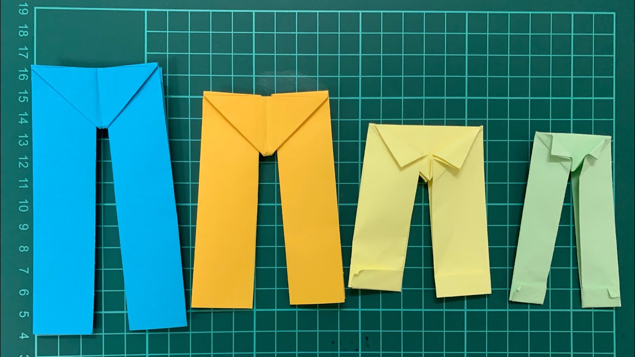 KAHIT ANONG BRAND - WAYS TO MAKE PAPERFOLDING/ ORIGAMI PANTS TUTORIAL ...