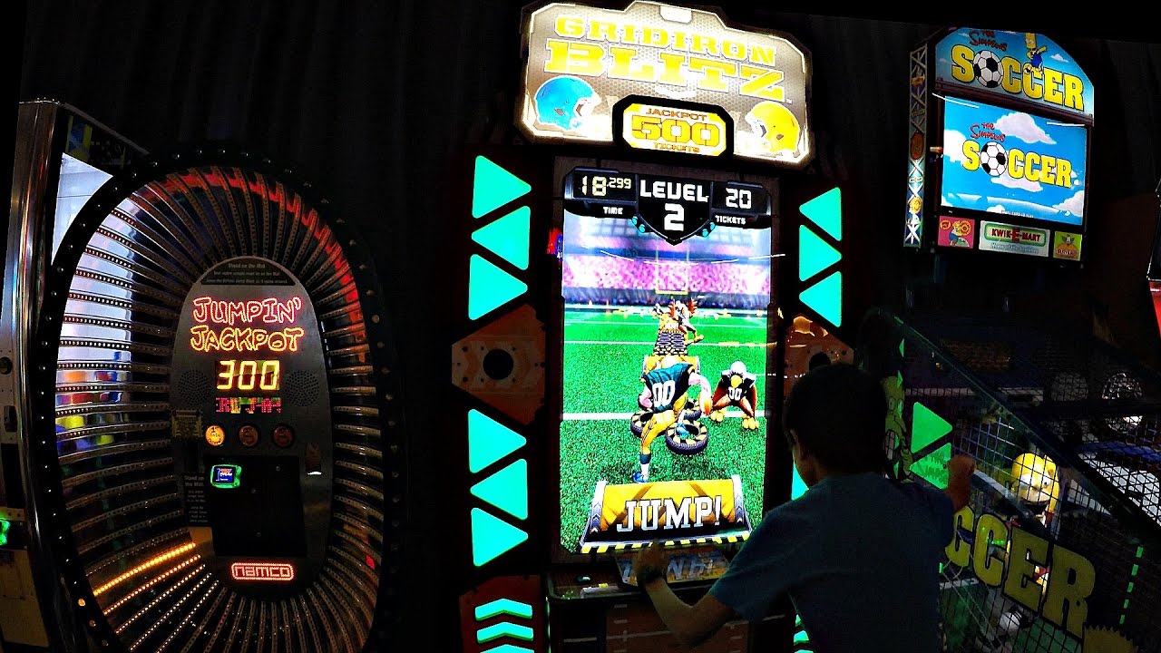 Gridiron Blitz Arcade Game Ticket Redemption Team Player Challenge ...