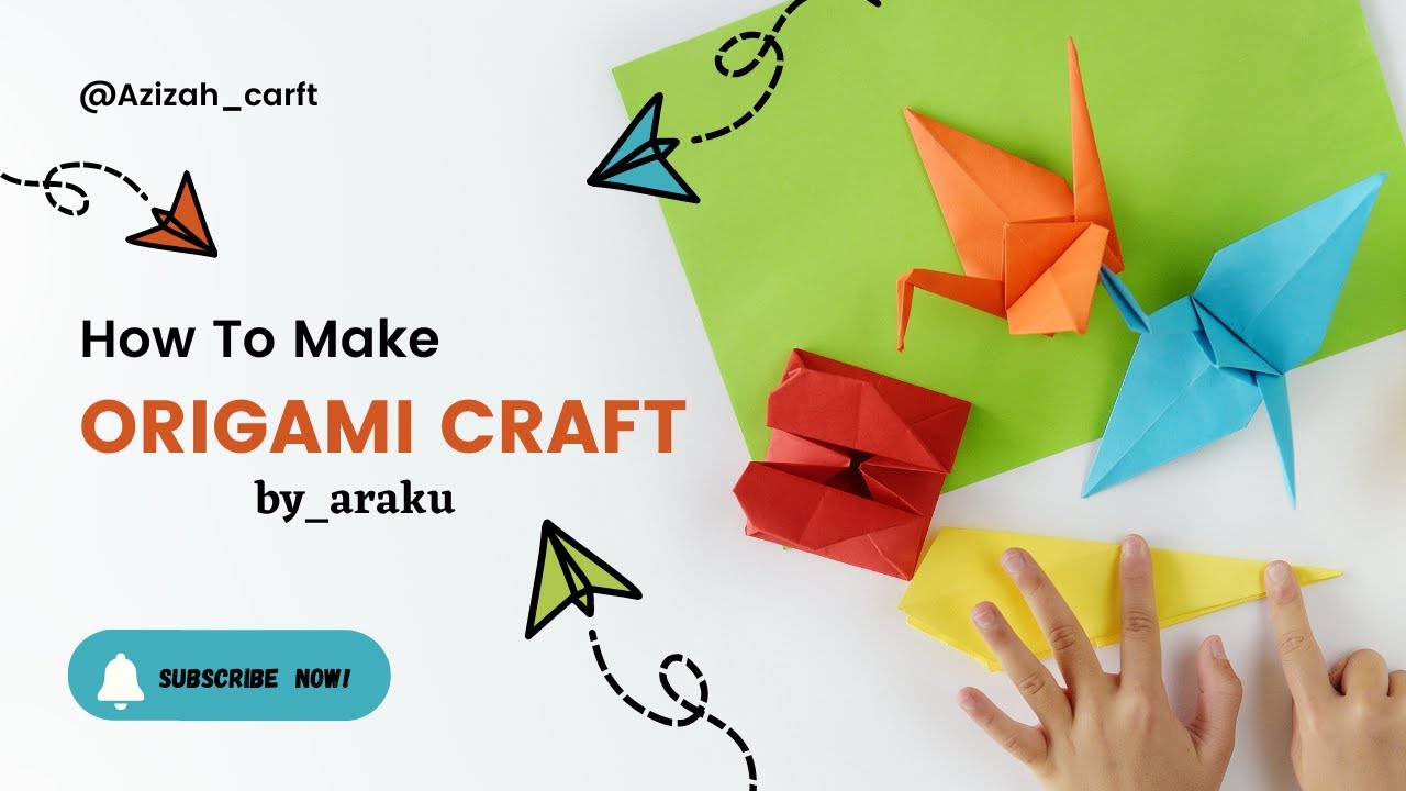 tutorial membuat kerajinan tangan rak dari kertas origami #diy # ...