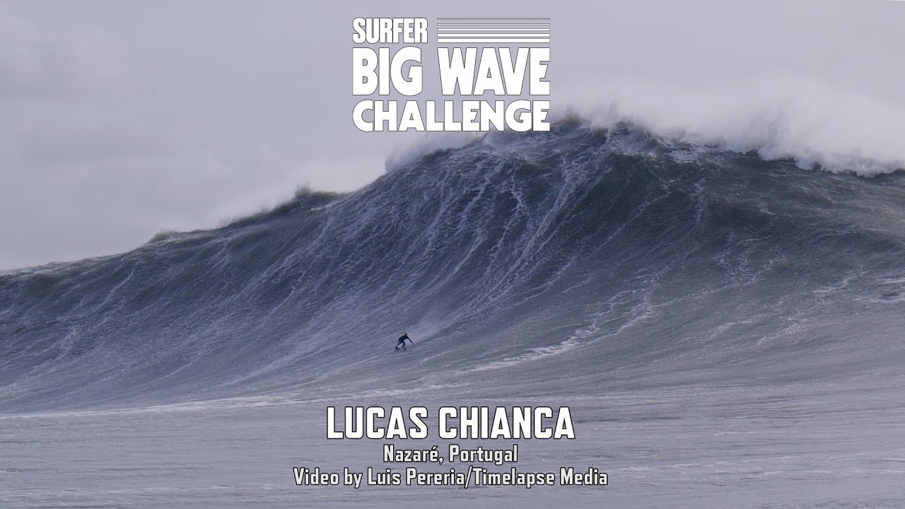 Lucas Chianca at Nazaré - SURFER Big Wave Challenge 2023/24 Entry - YouTube