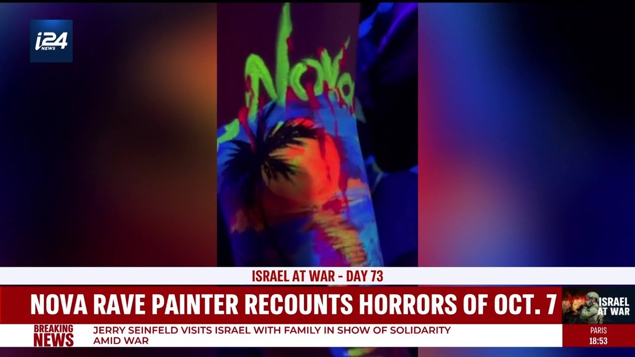 Nova rave painter Alina Tovberg recounts the horrors of #October7 and ...