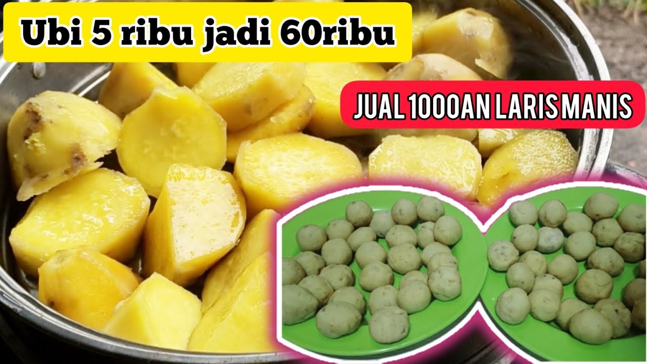 SUPER SIMPEL Modal kecil untung besar. Ubi coklat lumer. Ide jajanan ...