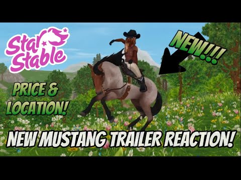 New Sso *MUSTANG TRAILER* Reaction In Star Stable😱 / Star Stable #sso # ...