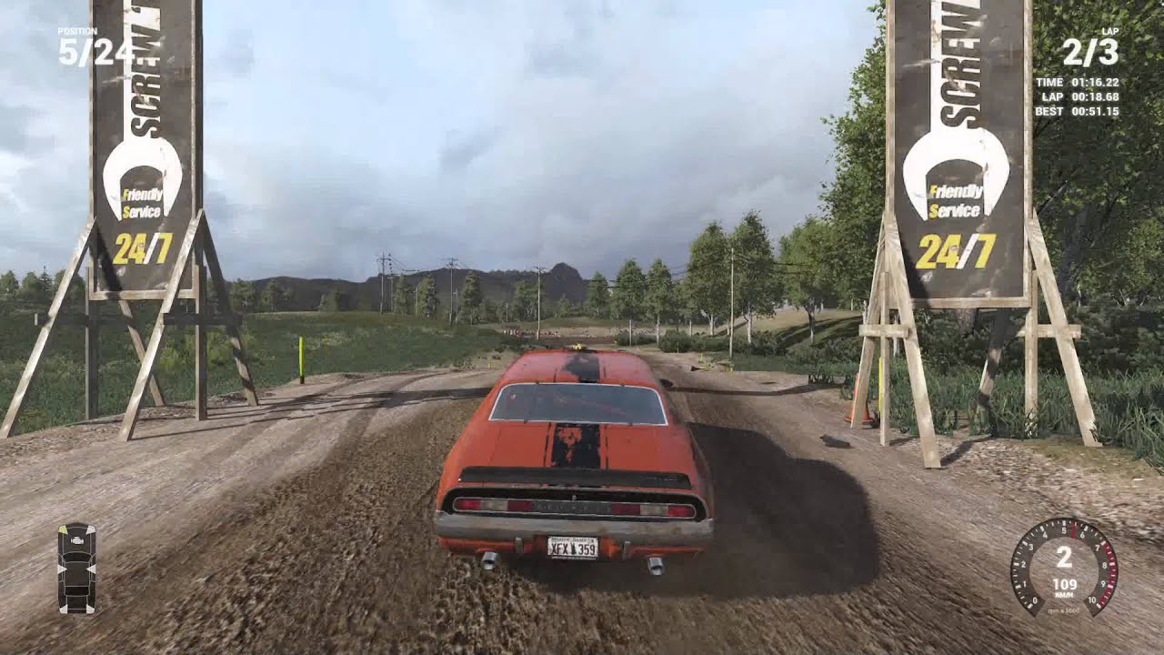 Next Car Game - Wreckfest Gameplay PC Gravel - YouTube