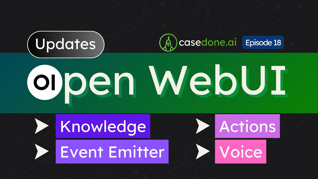 Open WebUI-Features Updates-Oct 24-Knowledge, RAG, Tools, Functions ...