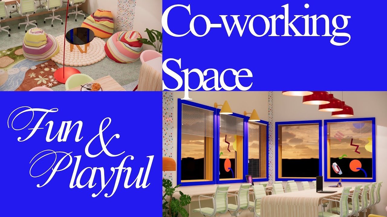 Fun & Playful Co-working Space | 3D Animation - YouTube