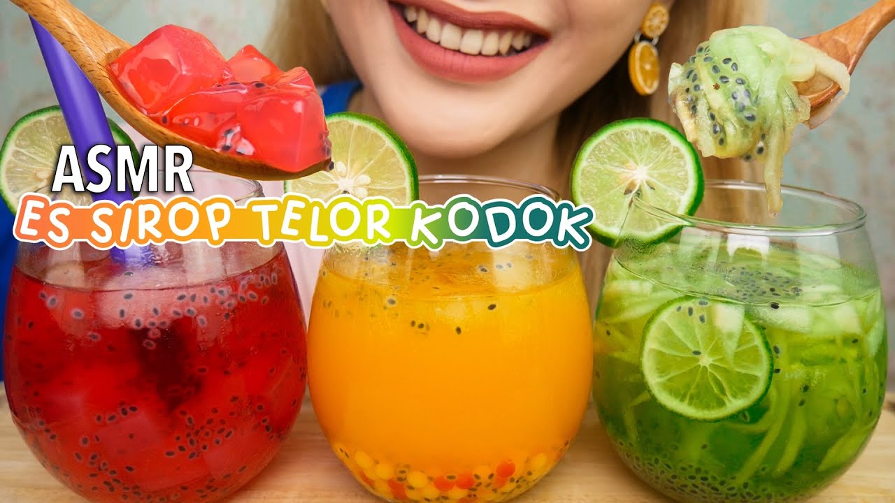 DI TANTANG @syedotasmr MINUM ES SIROP 3 RASA CAMPUR TEL0R K0D0K ...