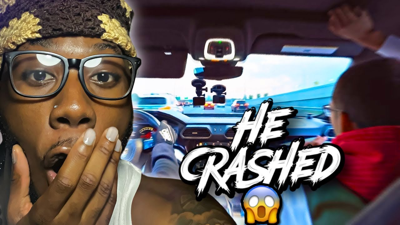 SQUEEZE BENZ CRASHES LAMBORGHINI with Neon| Reaction - YouTube