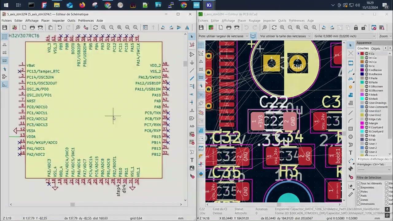 CNC Control board design part 2 - Kicad, GRBL & Specs works - YouTube