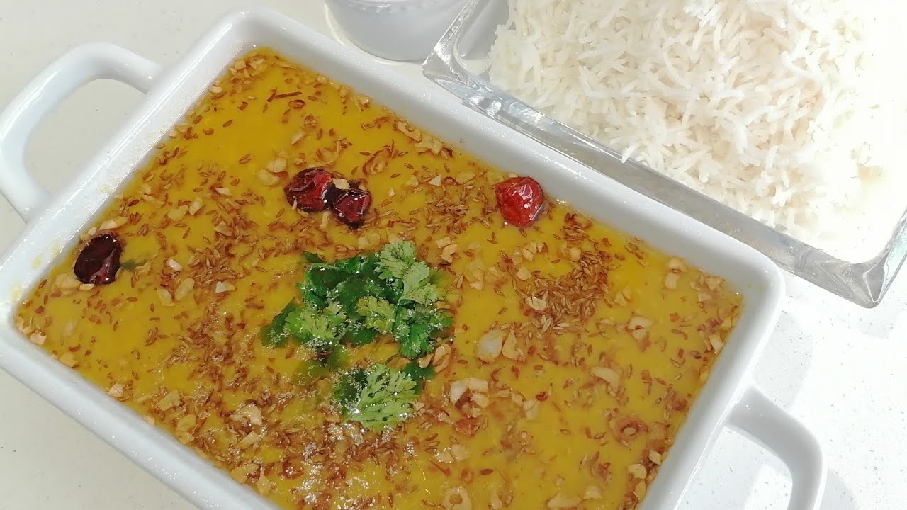 Moong Masoor daal | Daal with special tadka/tarka recipe | Red and ...