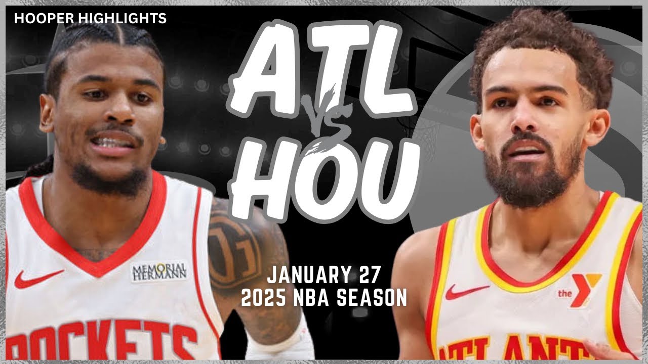 Atlanta Hawks vs Houston Rockets Full Game Highlights | Jan 28 | 2025 ...