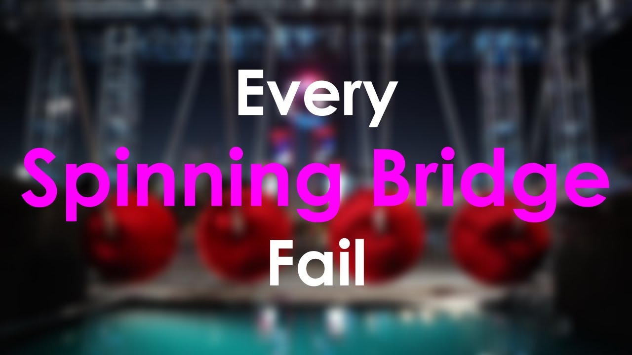 Every Spinning Bridge Fail on American Ninja Warrior - YouTube