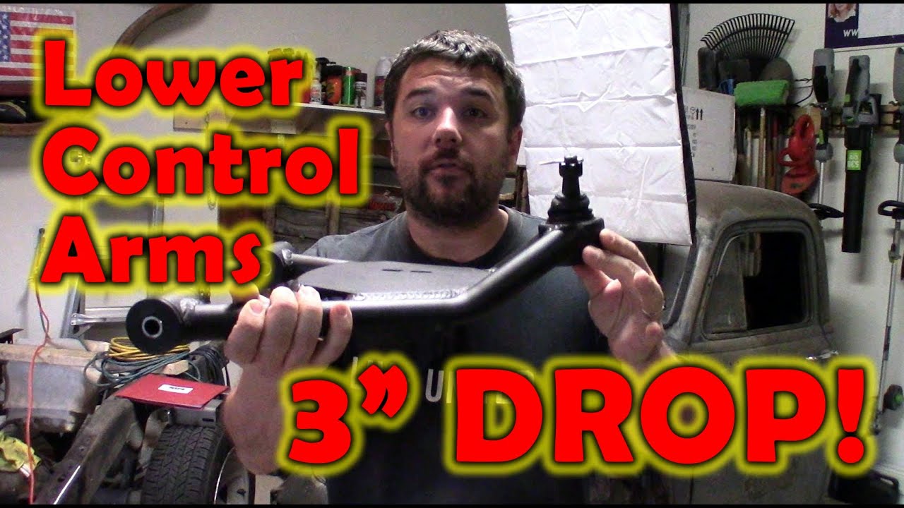 PART 12 - 1952 Chevy 3100 - Lower Control Arms and 2" Drop Spindles ...