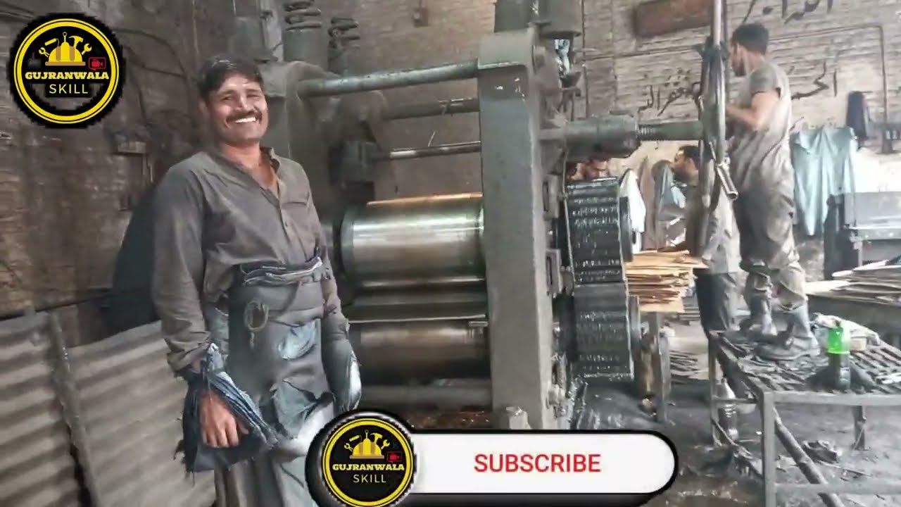 how to make brass sheet manufacturing making process amazing skill ...