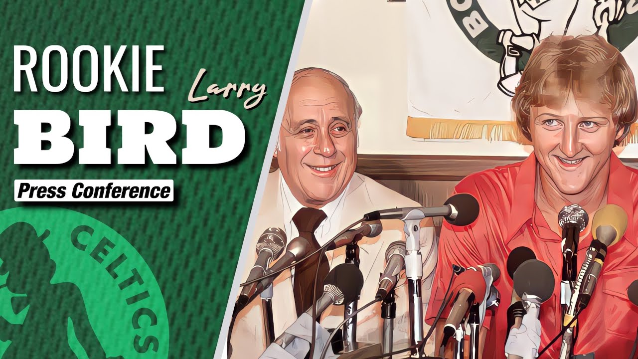Larry Bird Rookie Press Conference with Celtics - YouTube