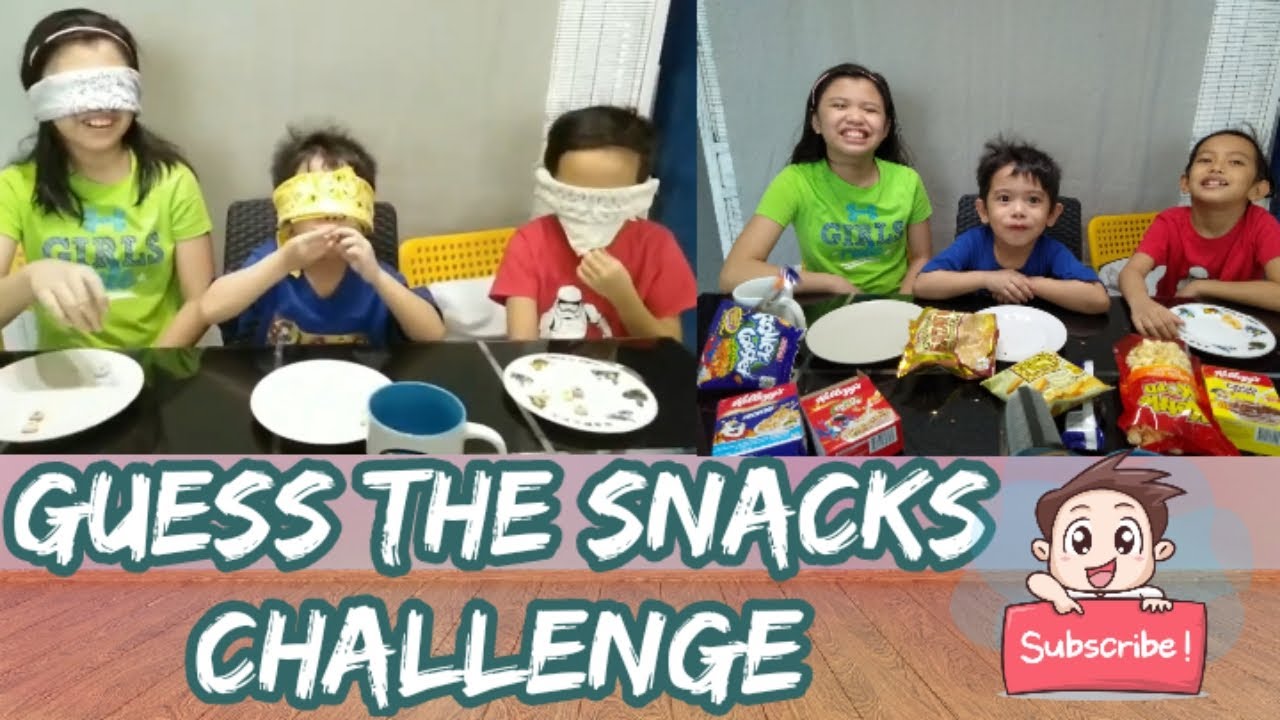 Guess the Snacks Challenge! - YouTube