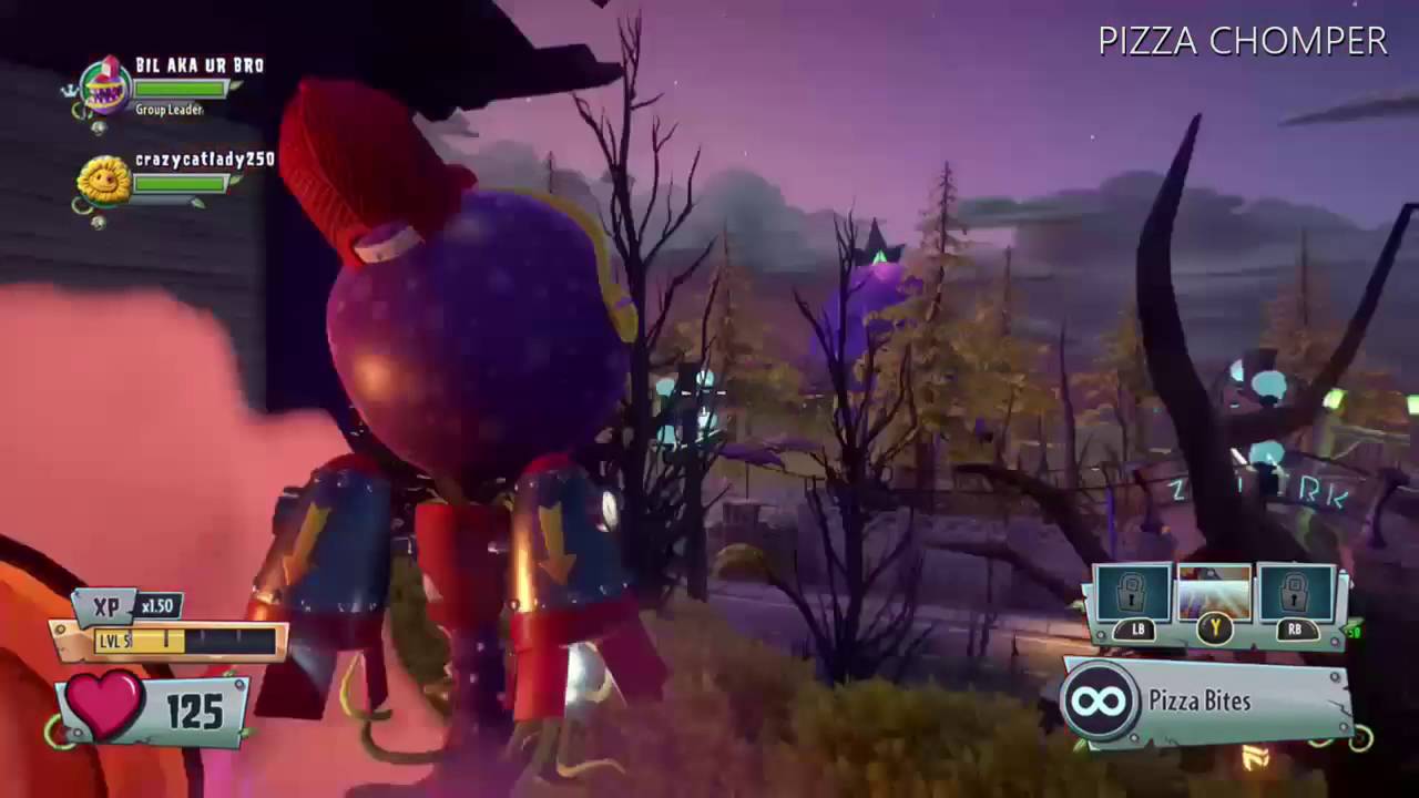 Pizza Chomper Backyard Gameplay - PvZGW 2 Glitch - YouTube
