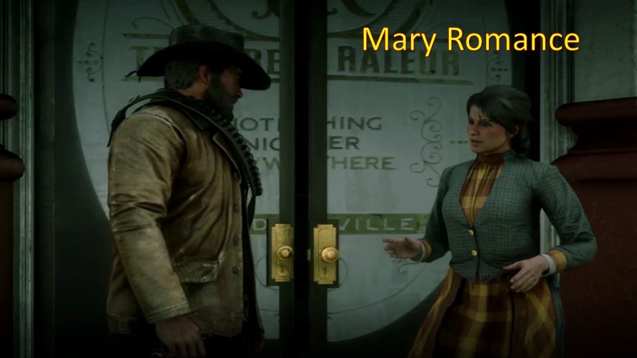 Red Dead Redemption 2: Mary Romance (all mission dialogues) - YouTube