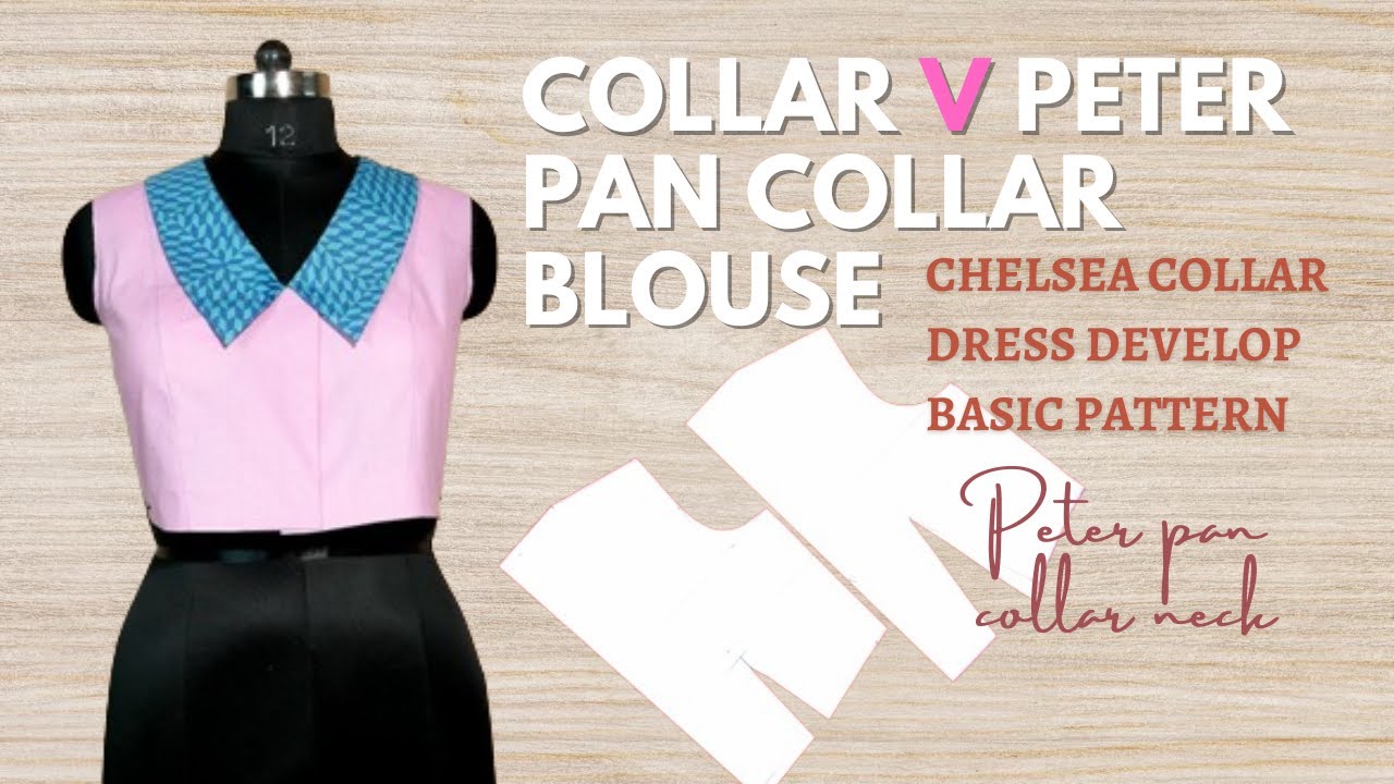 How To Cut And Sew Peter Pan Collar blouse📌Peter Pan Collar | sewing ...