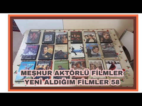 MEŞHUR AKTÖRLÜ FİLMLER YENİ ALDIĞIM FİLMLER /58 (BLURAY DVD  KOLEKSİYONU TAMAMLAMACA)
