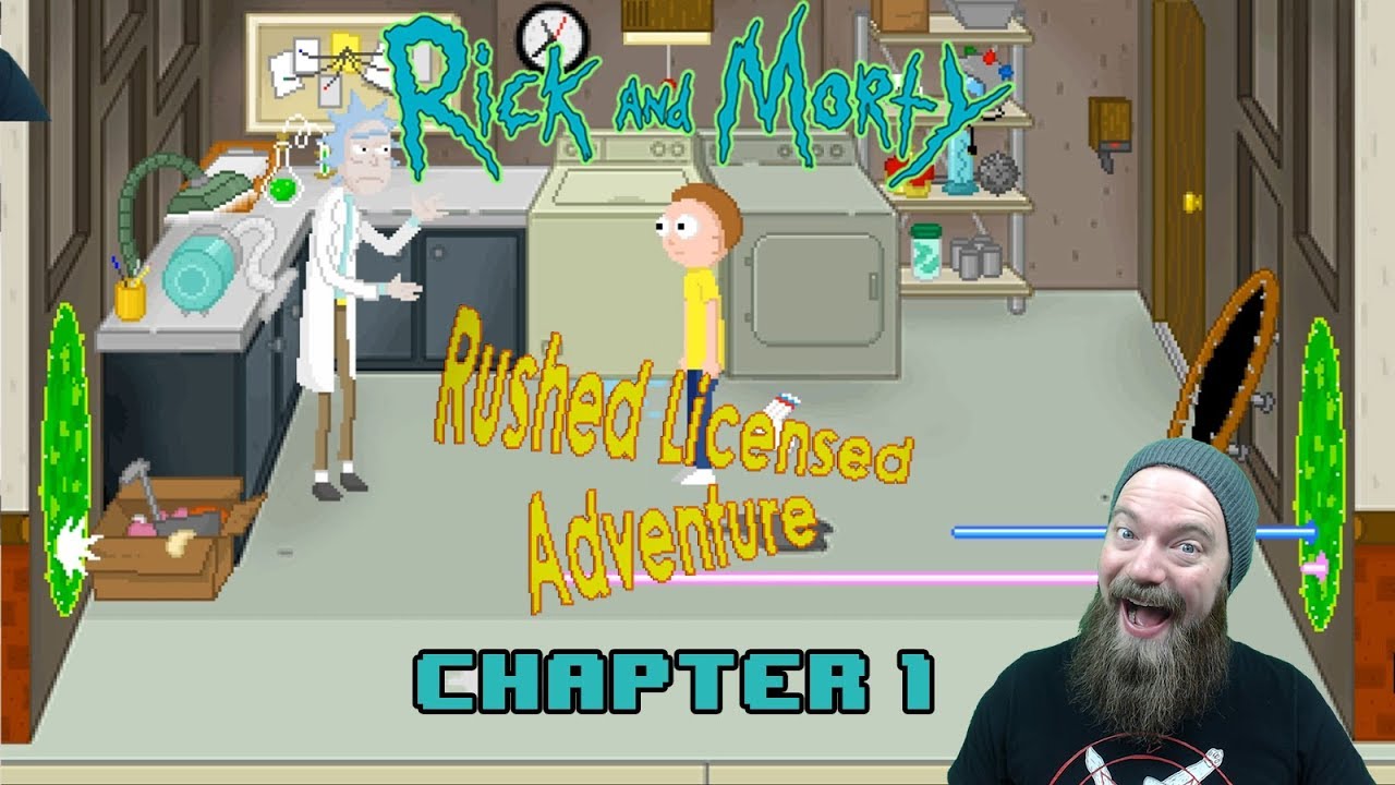 RICK AND MORTY POINT AND CLICK! | Rick and Morty's Rushed Licensed ...