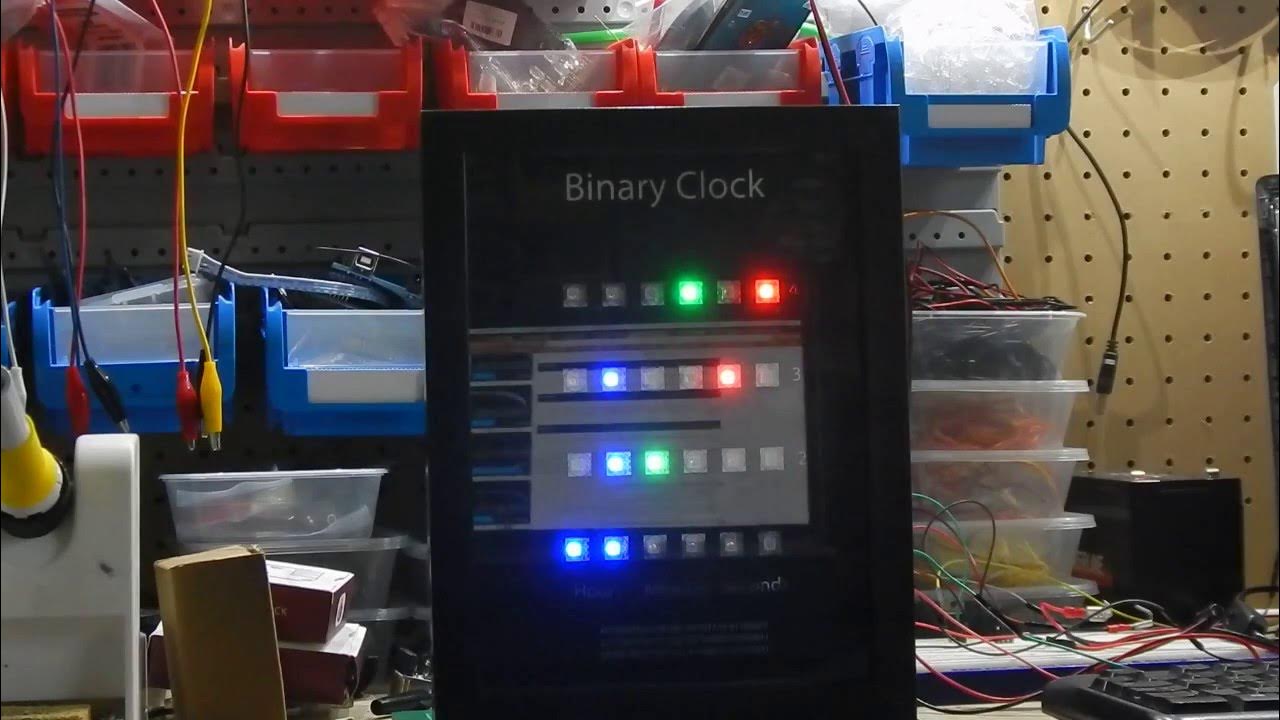 Arduino Binary Clock - YouTube