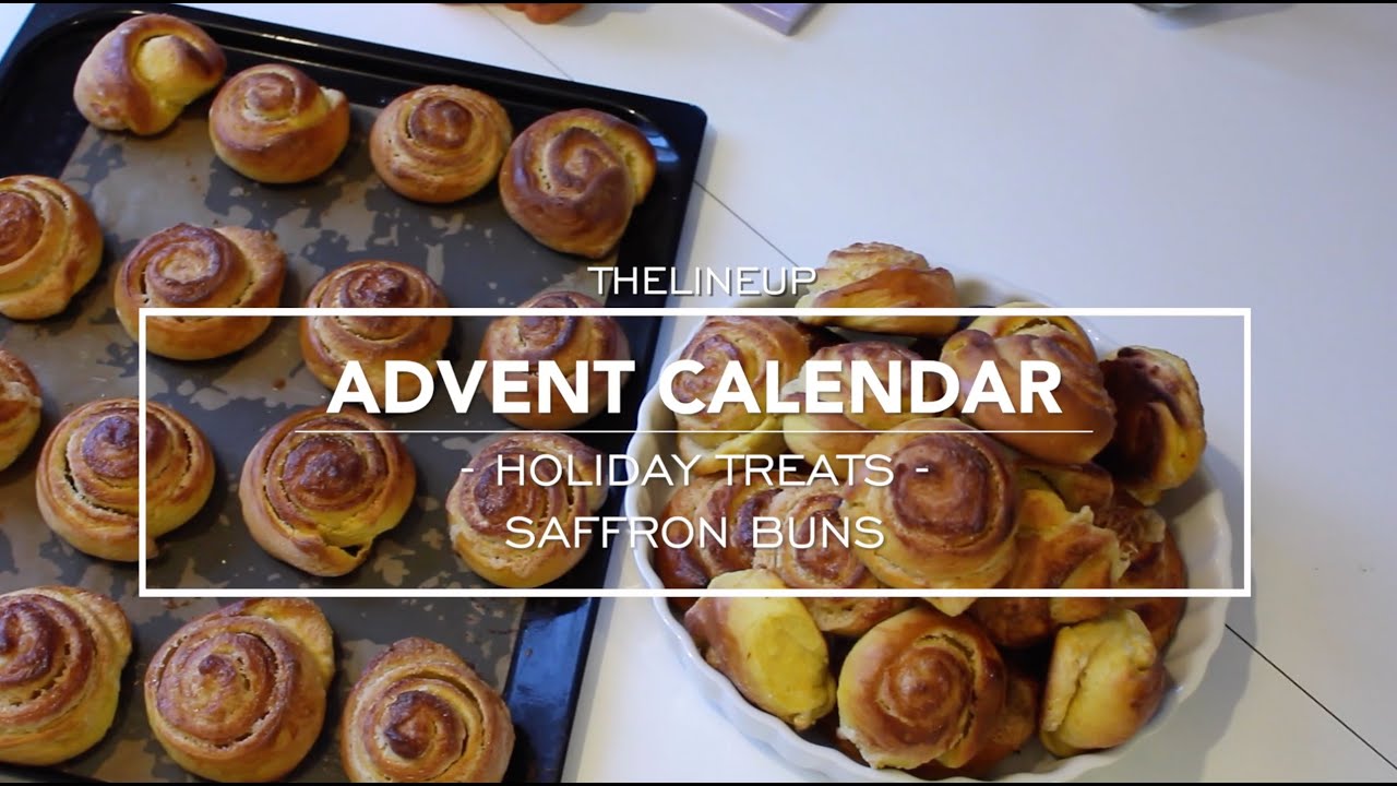 Advent Calendar #2: Holiday Treats - Saffron Buns - YouTube